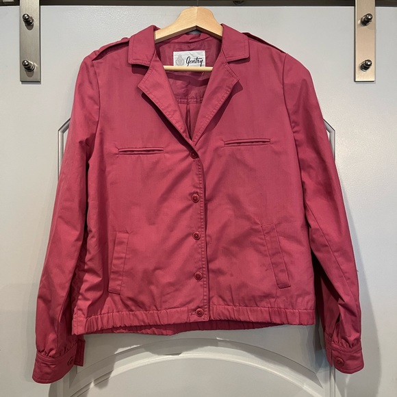Vintage | Jackets & Coats | Vintage Gentry Raspberry Pink Members Only ...